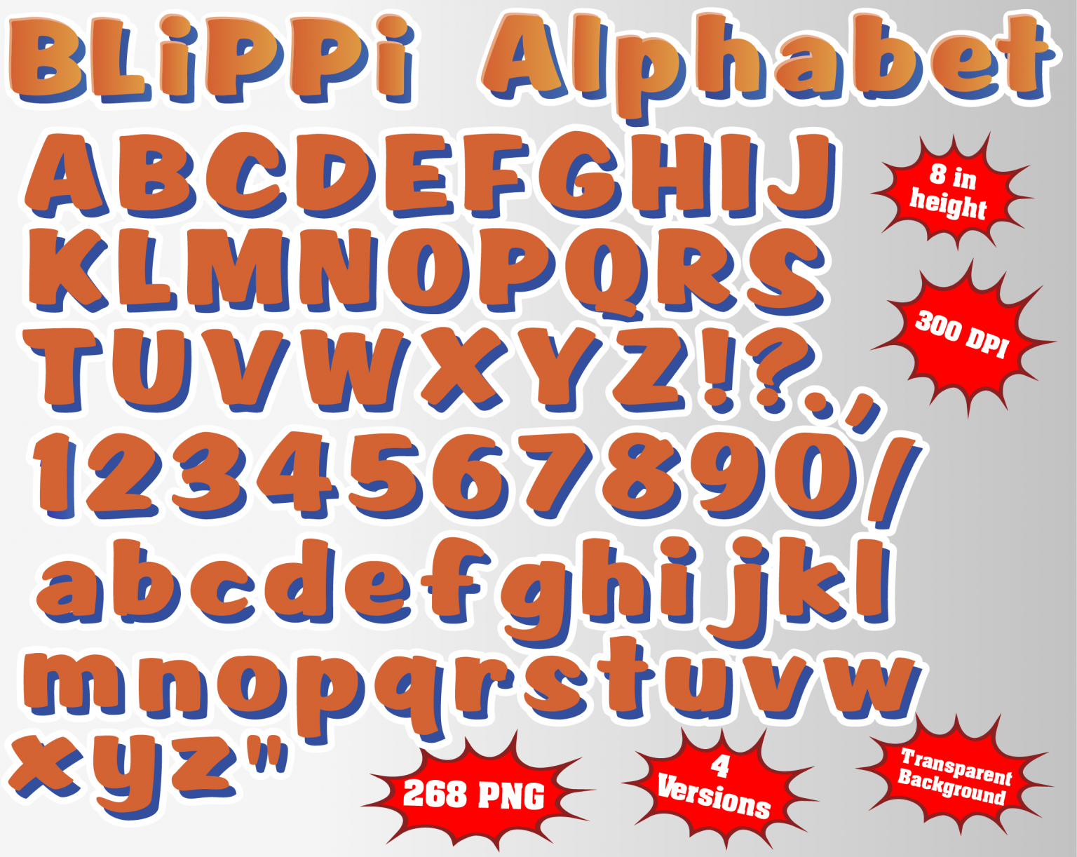 Dr Seuss Alphabet, Numbers and Symbols | 1184 PNG | 300 dpi ...